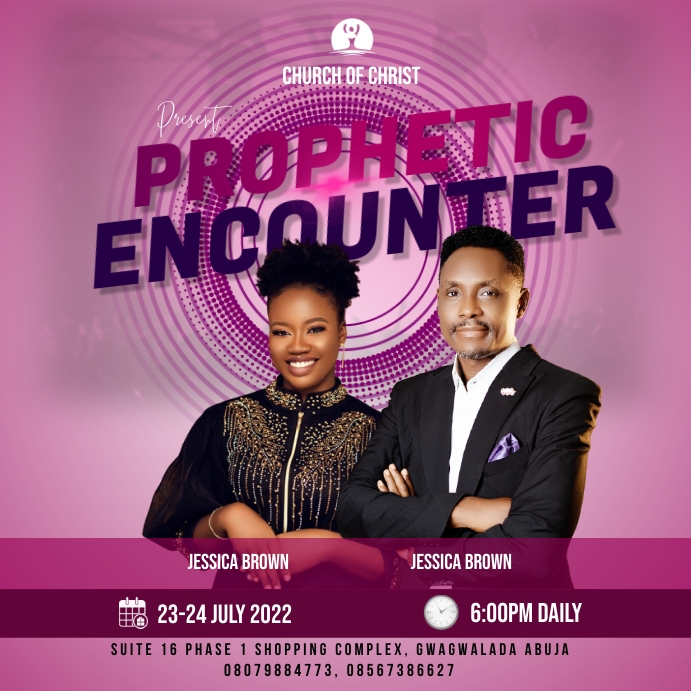 Anointing Template | PosterMyWall