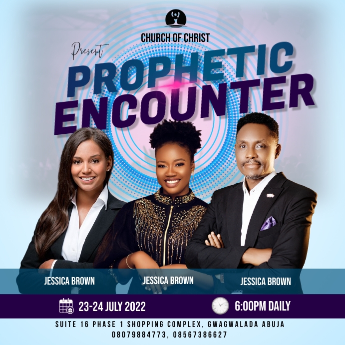 Anointing Template | PosterMyWall