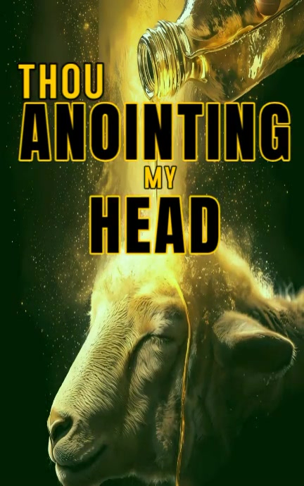 Szablon Anointing oil kindle/book cover design template | PosterMyWall