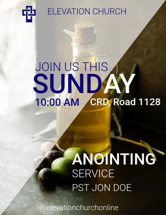 Plantilla de ANOINTING SERVICE (1) | PosterMyWall