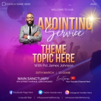 prophetic service flyer Template | PosterMyWall
