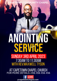 anointing service Template | PosterMyWall