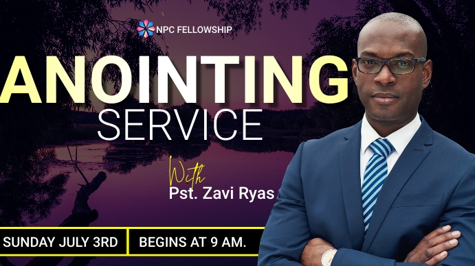 Anointing service poster Template | PosterMyWall