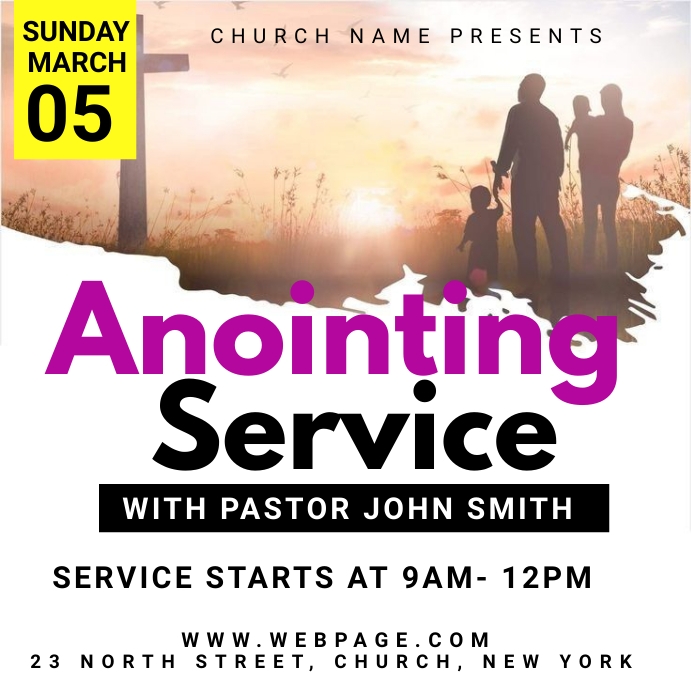 Anonting service flyer Template | PosterMyWall