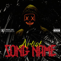 anonymous Album Cover music trap mixtape rap Template | PosterMyWall