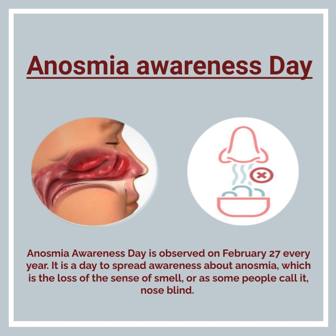 Anosmia Awareness Day Template | PosterMyWall