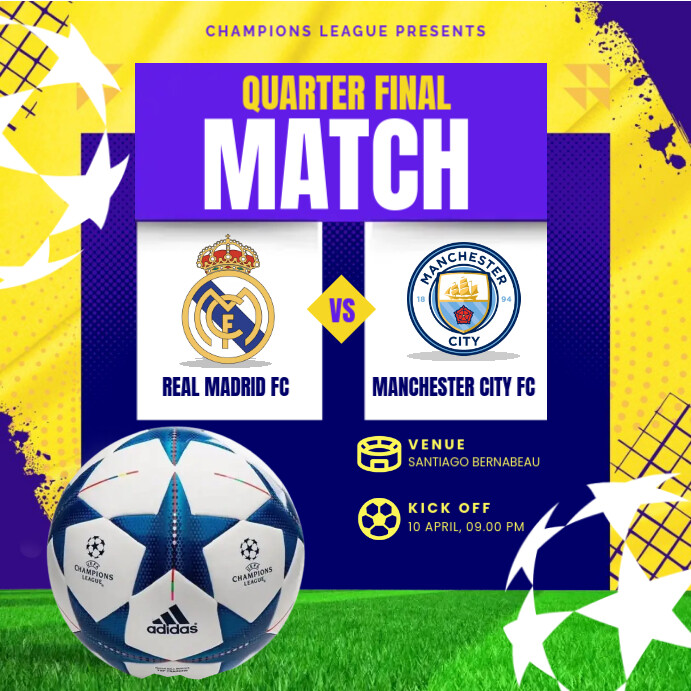 Another Style Champions league match Template | PosterMyWall