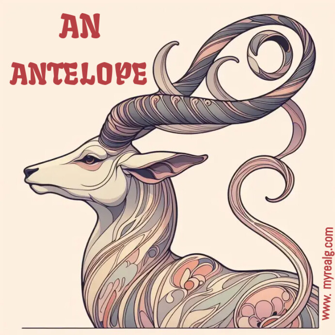 Plantilla de Antelope Art poster | PosterMyWall