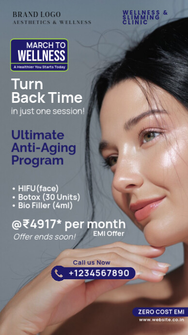 Copy of Anti Aging Program Wellness Ad Story Template | PosterMyWall