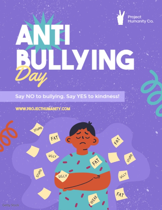 Anti Bullying Day Flyer Template | PosterMyWall