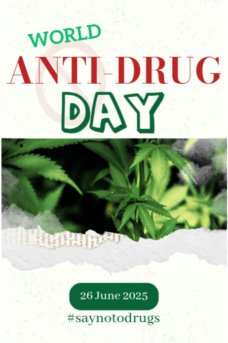 Anti Drug Day Template | PosterMyWall