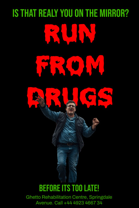 Plantilla de Anti Drugs Poster | PosterMyWall