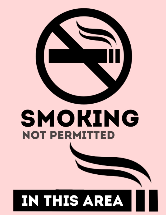 NO SMOKING Template | PosterMyWall