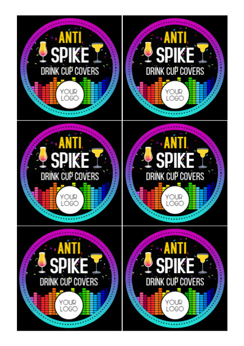 Copy of Anti Spike Spiking Drug Drink Safety Covers | PosterMyWall