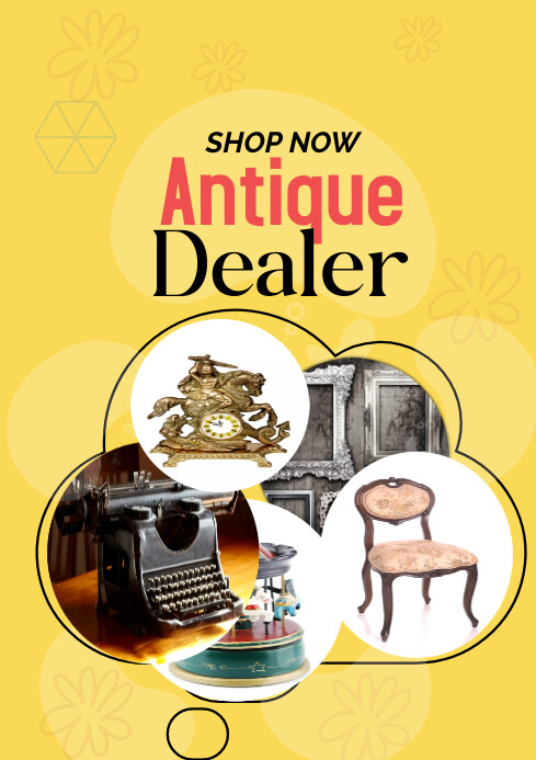Antique dealer A1 template | PosterMyWall