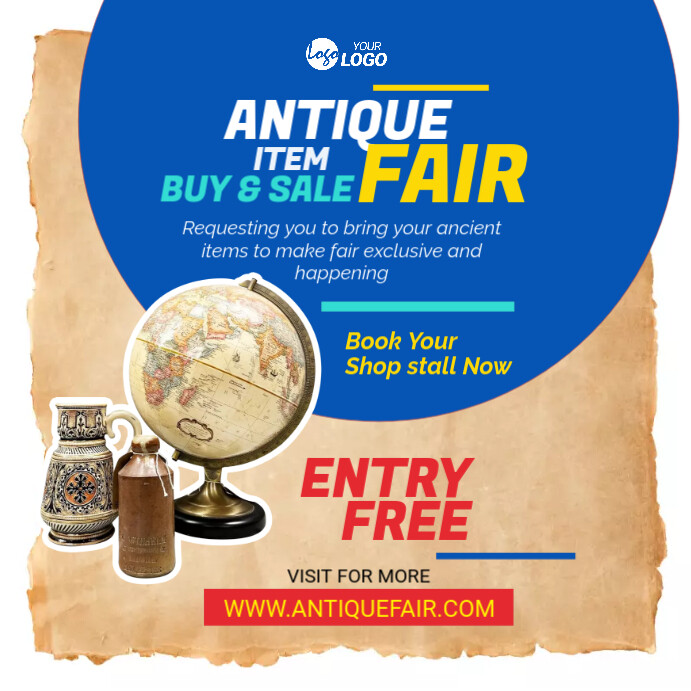 Antique Item Sale Template | PosterMyWall