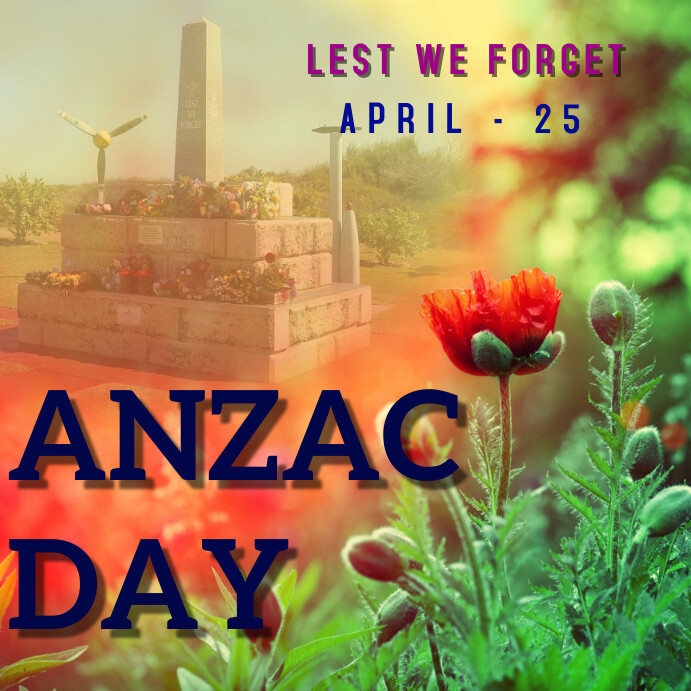 anzac day, ANZAC DAY Template | PosterMyWall
