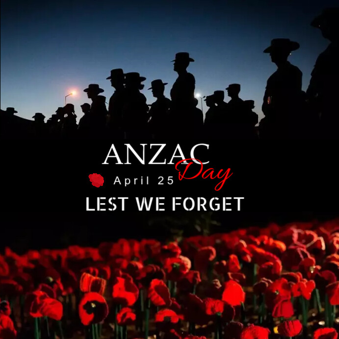 anzac day, ANZAC DAY Template | PosterMyWall