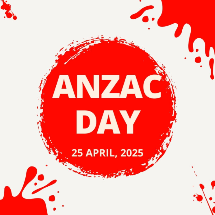 Anzac day 2025 banner - lest we forget Template | PosterMyWall