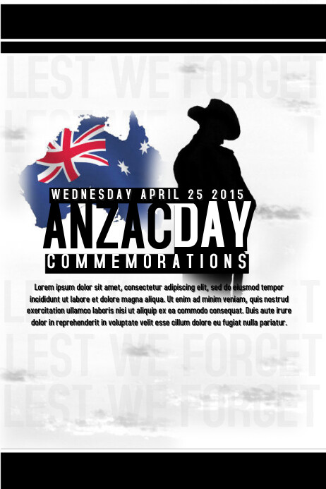 Anzac Day Template | PosterMyWall