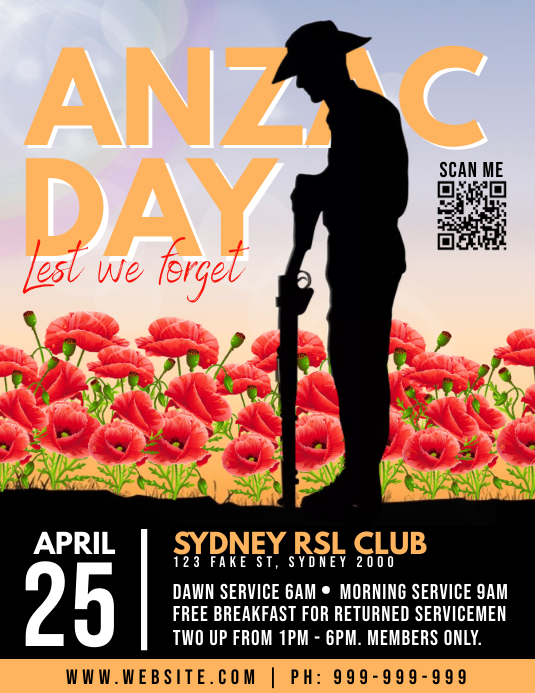 Copy of ANZAC Day Poster | PosterMyWall