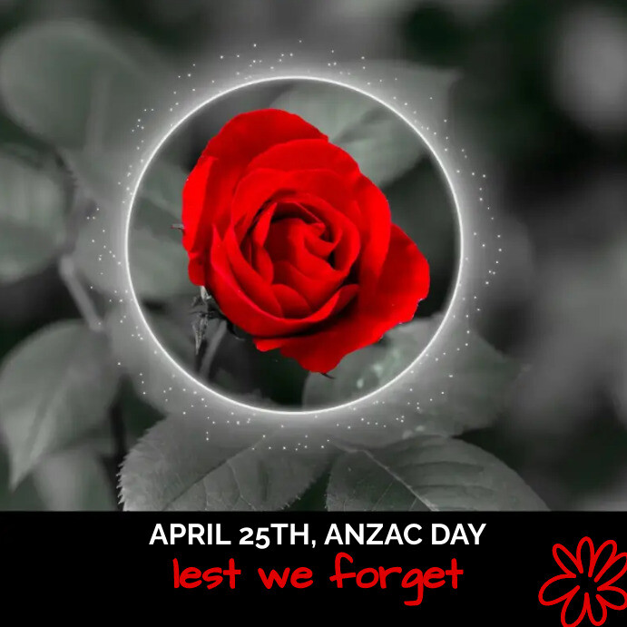 ANZAC remembrance day design template | PosterMyWall