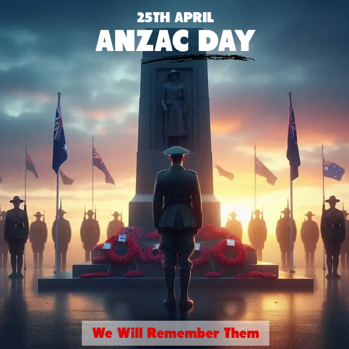 ANZAC remembrance day design template | PosterMyWall