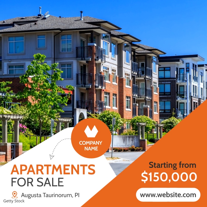 apartments for sale advertising Template | PosterMyWall