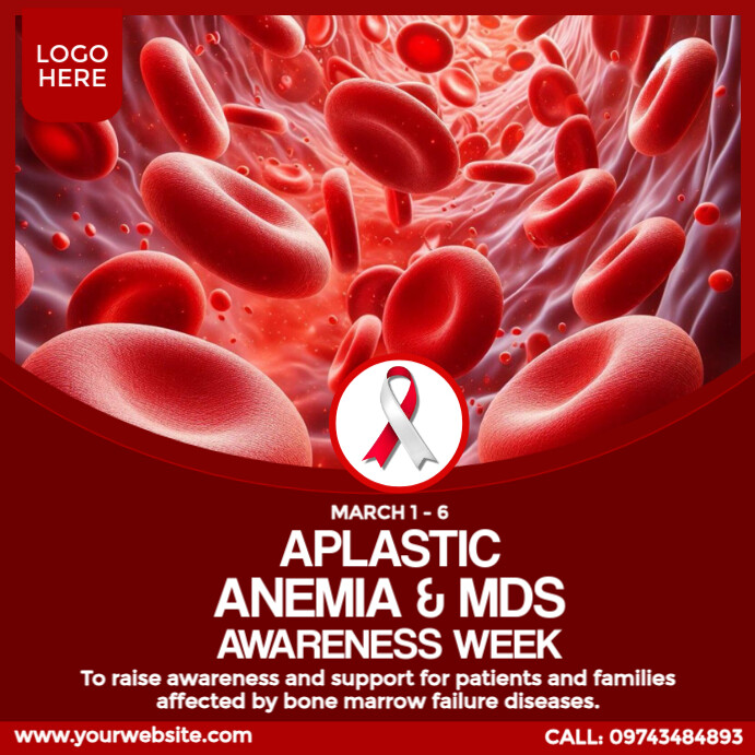 Copy of Aplastic Anemia & MDS Awareness Week | PosterMyWall
