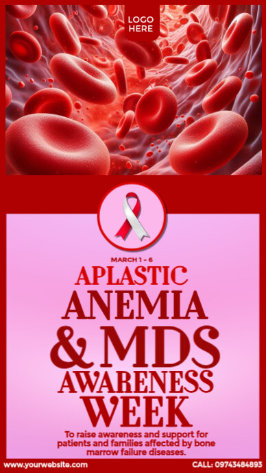 Aplastic Anemia and MDS Awareness Week Ad Template | PosterMyWall