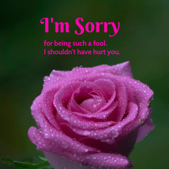 apology flyer template (1) | PosterMyWall