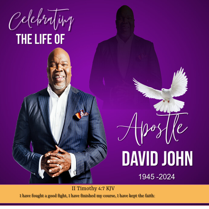 Apostle Frederick Price Template | PosterMyWall