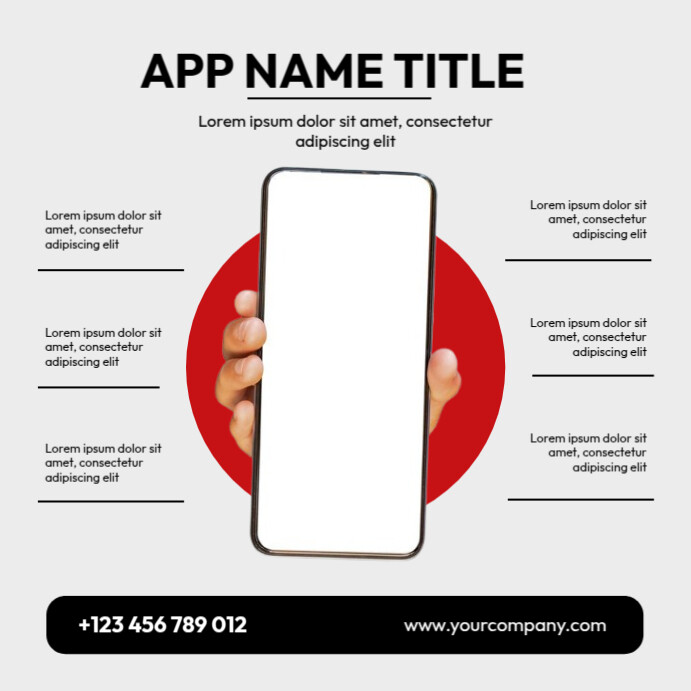 App Ad poster Template | PosterMyWall