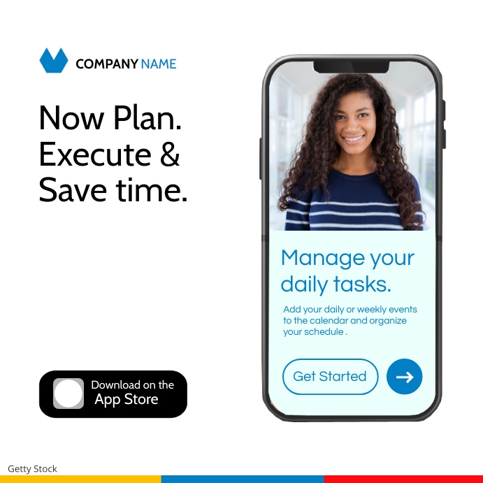 App multipurpose minimal advertisement Template | PosterMyWall