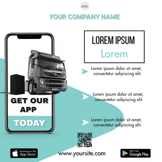 APP PROMO Template | PosterMyWall