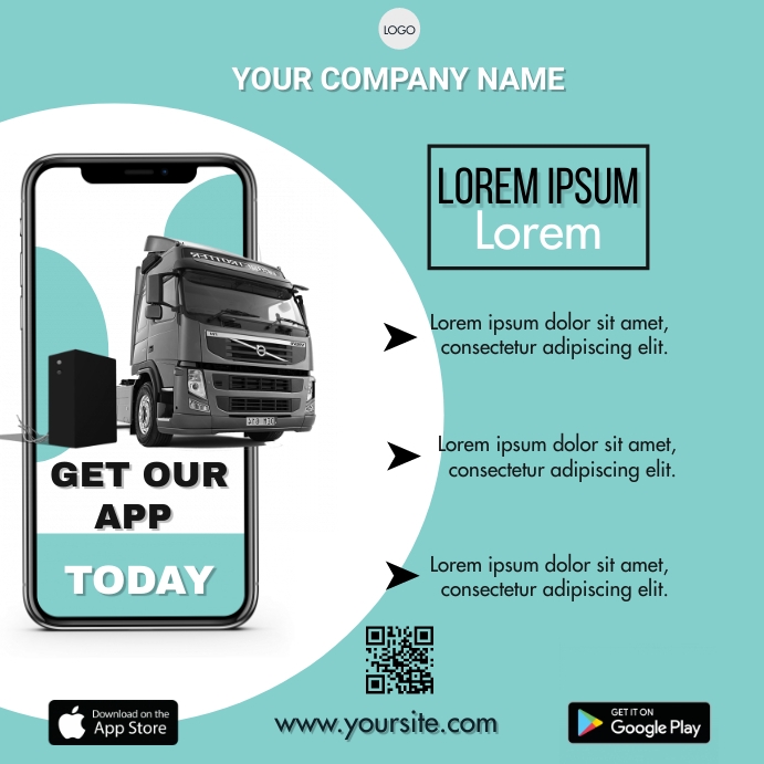 APP PROMO Template | PosterMyWall