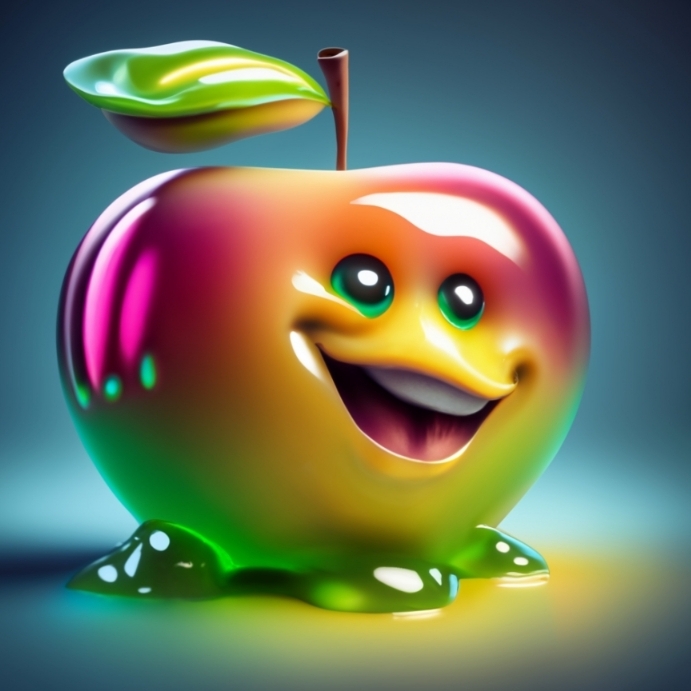 Apple face Template | PosterMyWall