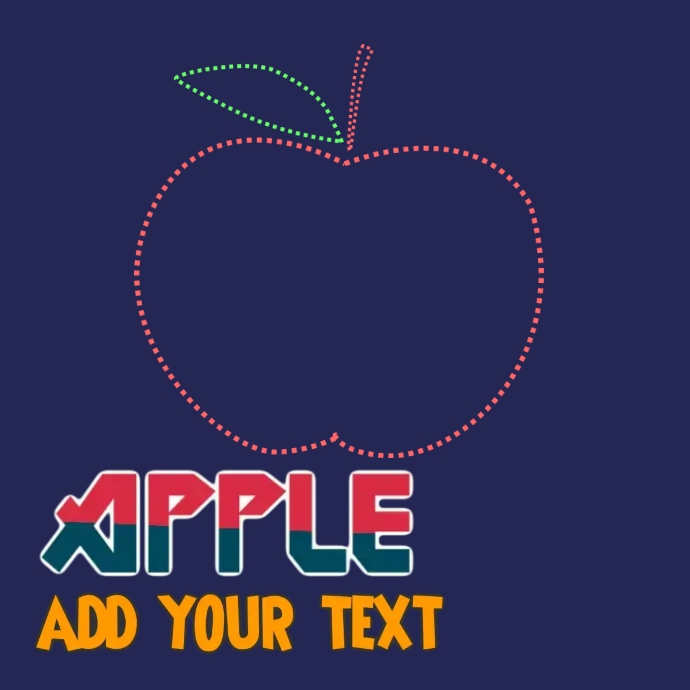 Apple logo Template | PosterMyWall