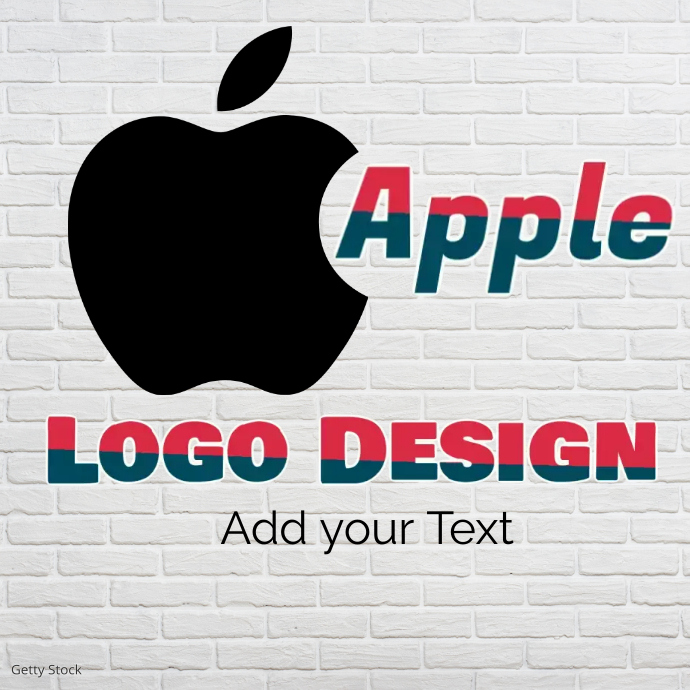Apple logo Template | PosterMyWall