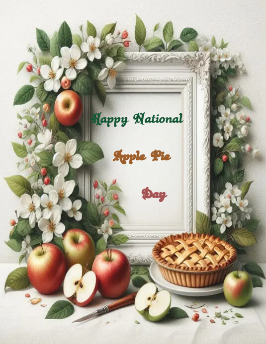 Plantilla de APPLE PIE Day Frame | PosterMyWall