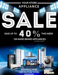 APPLIANCE SALE Template | PosterMyWall