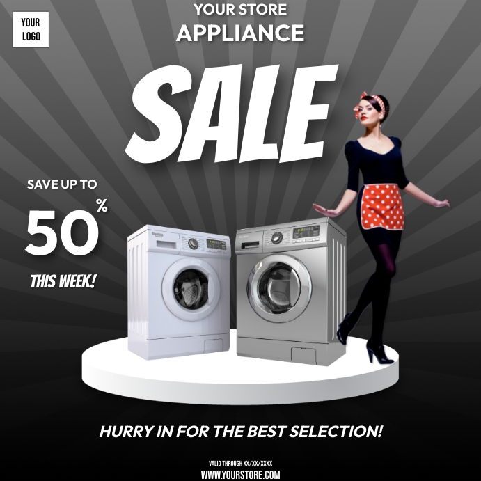 Plantilla de APPLIANCE SALE | PosterMyWall