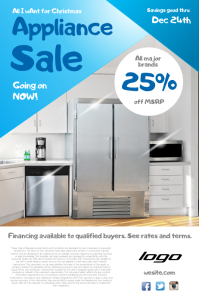 Appliance Sale Flyer Template | PosterMyWall