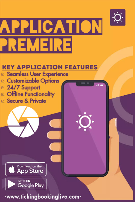 Plantilla de Application poster | PosterMyWall