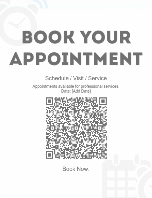 Copy of Appointment Booking Flyer Template for Service Businesses ...