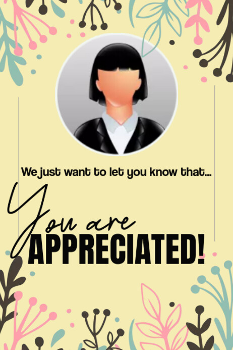 Plantilla de appreciation poster template | PosterMyWall