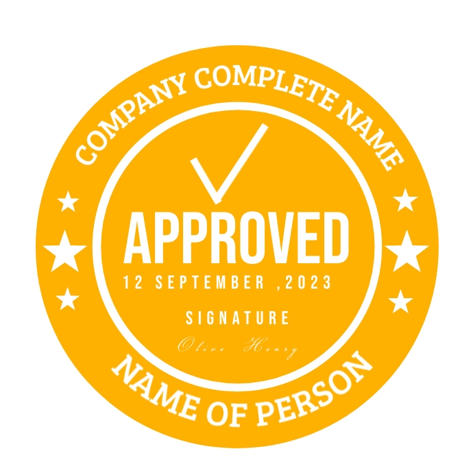 Copy of approved Stamp , copy , document , ori | PosterMyWall