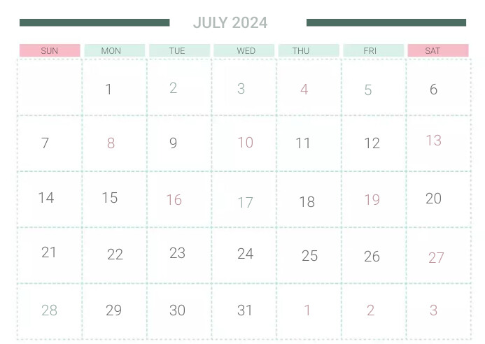 Plantilla de April 2024 Calender | PosterMyWall