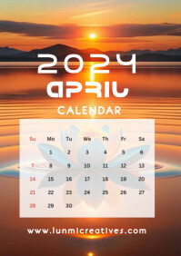 April calendar Template | PosterMyWall