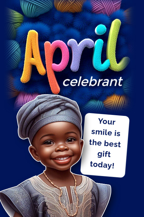 Copy of April celebrant | PosterMyWall